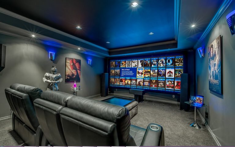 12 Ide Desain Ruang Home Theater Minimalis | Backdrop Solo