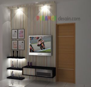 7 Ide Desain Backdrop TV Untuk Ruang Minimalis | Backdrop Solo
