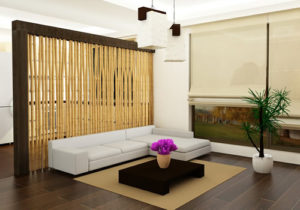 Ruangan Lebih Menarik dengan Partisi Bambu | Backdrop Solo