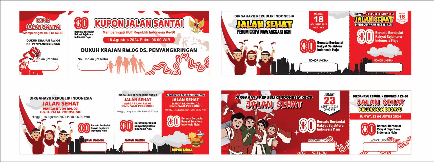 kupon jalan sehat 17 an solo | Backdrop Solo