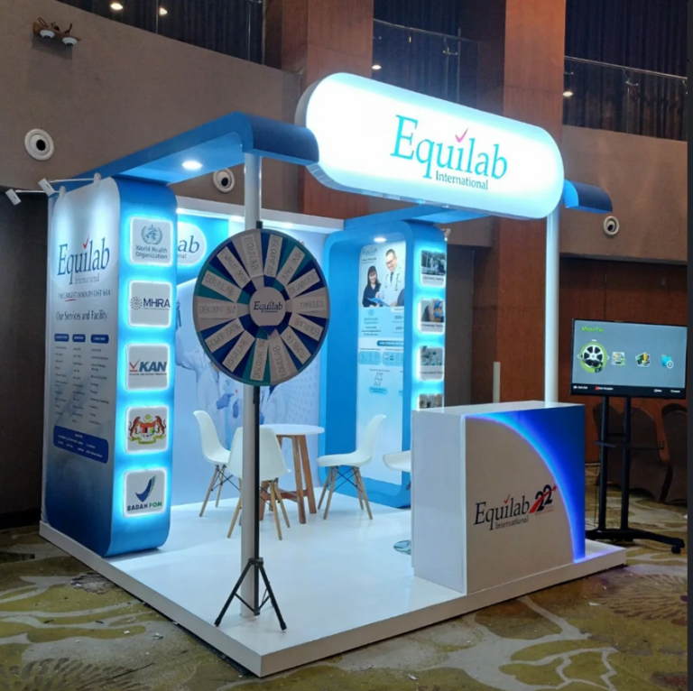 Sewa Booth Exhibition di Solo | Backdrop Solo